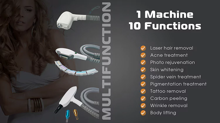 Commercial Laser Hair Removal Machine 3 in 1 System - Stelle Laser